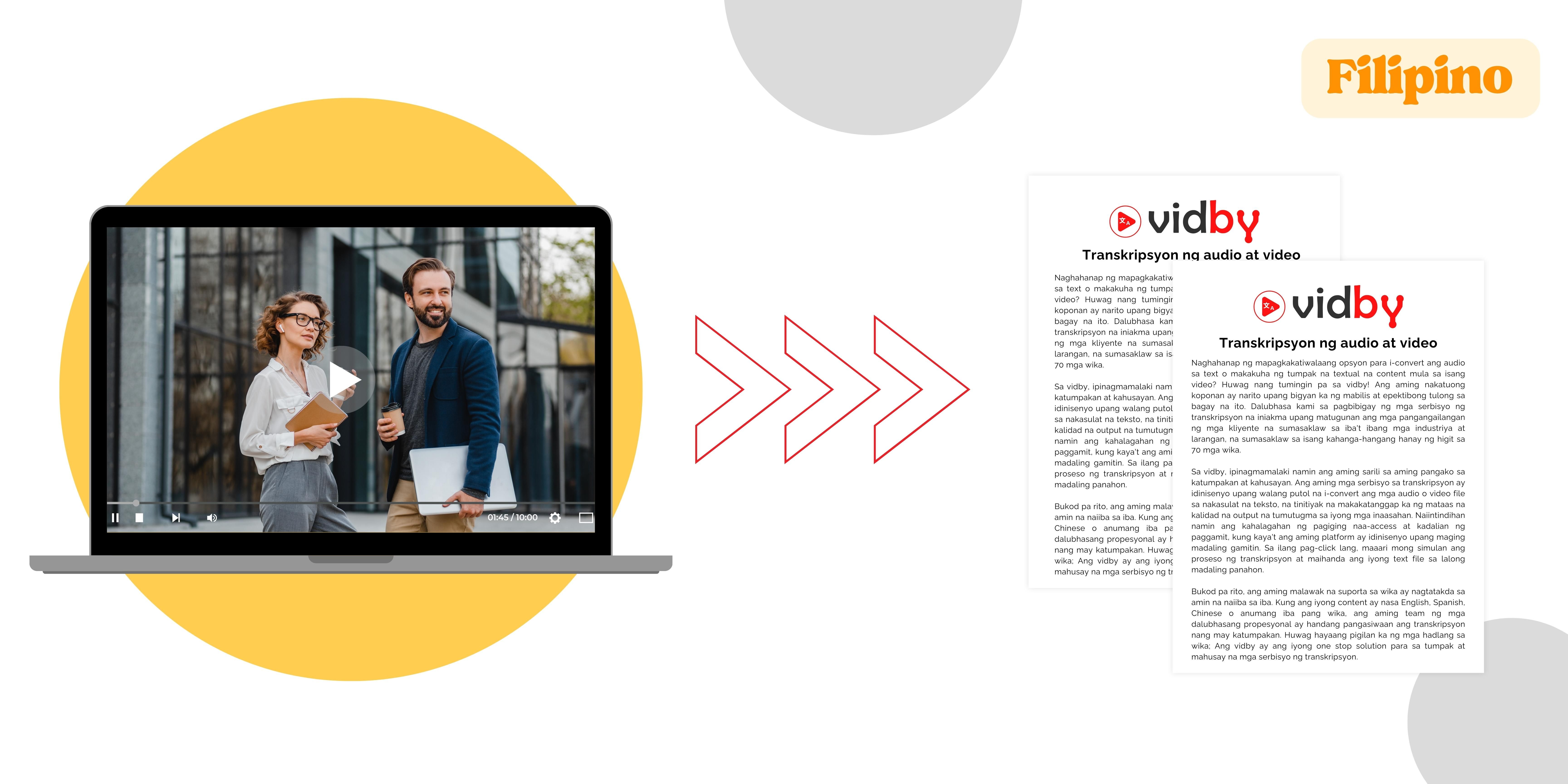 Free Filipino Speech to Text - Transcribe Audio/Video