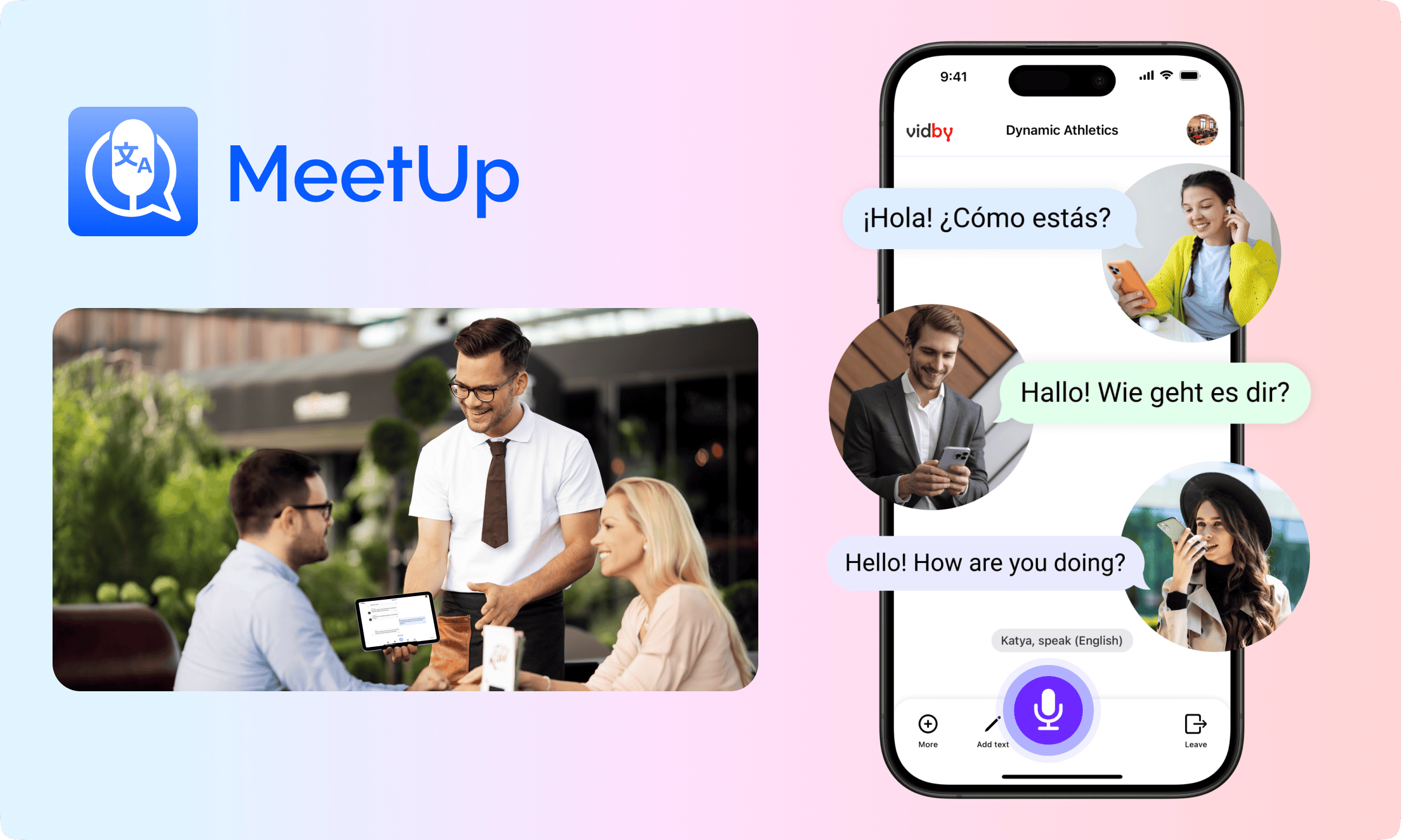 2. MeetUp: Elevating Multilingual Conferences