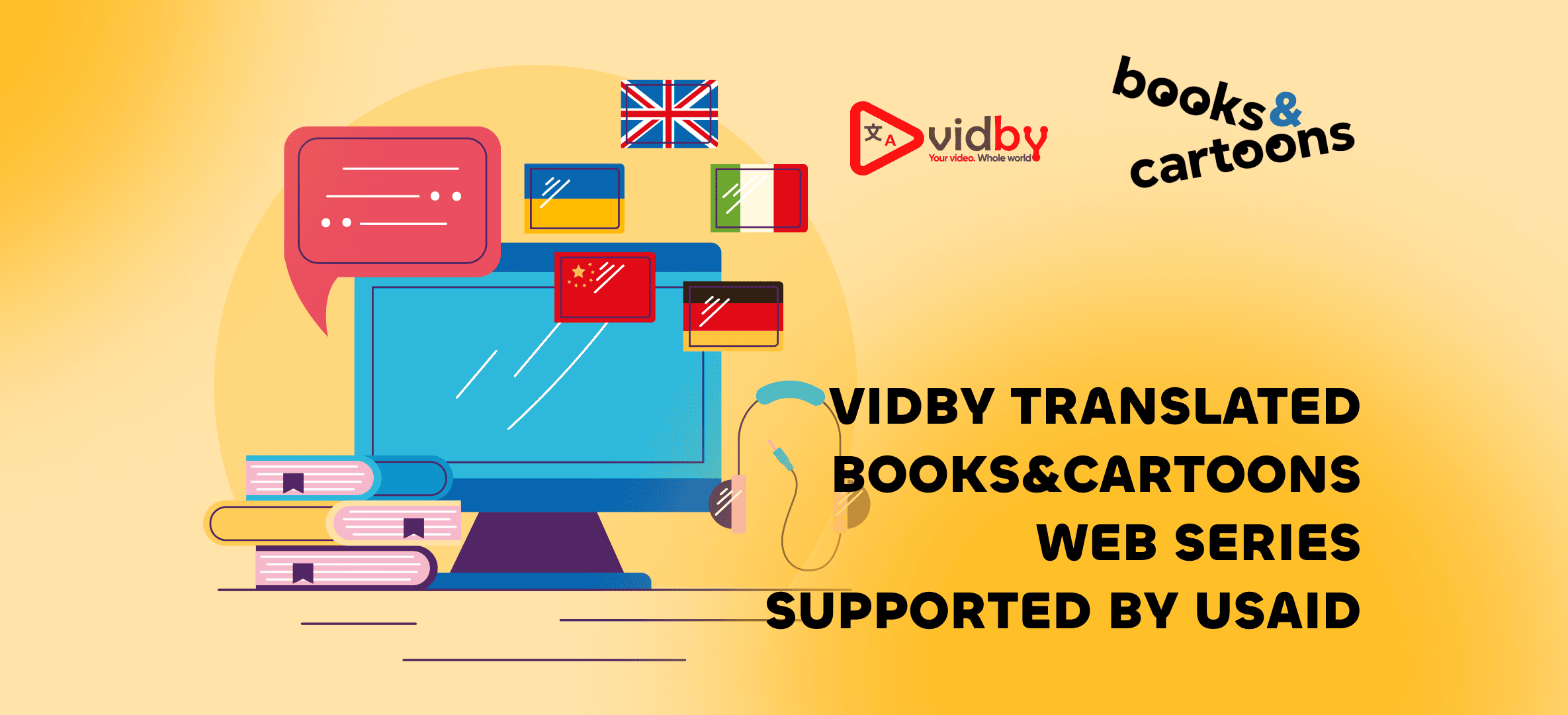 Streamlined Dubbing: vidby and USAID Empower Books&Cartoons