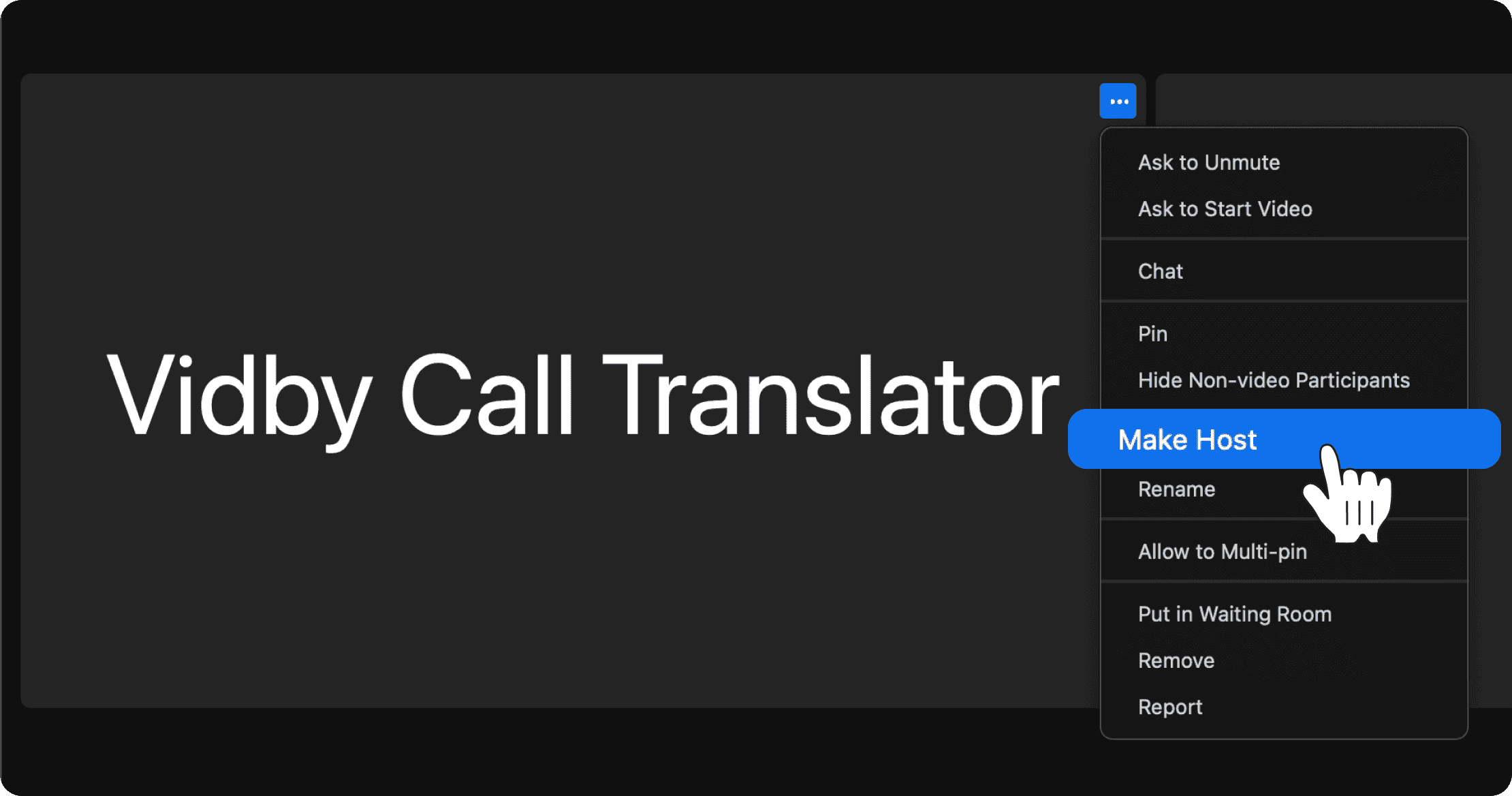 Note! If it’s a Zoom call, be sure to give the bot Host or Co-Host ...