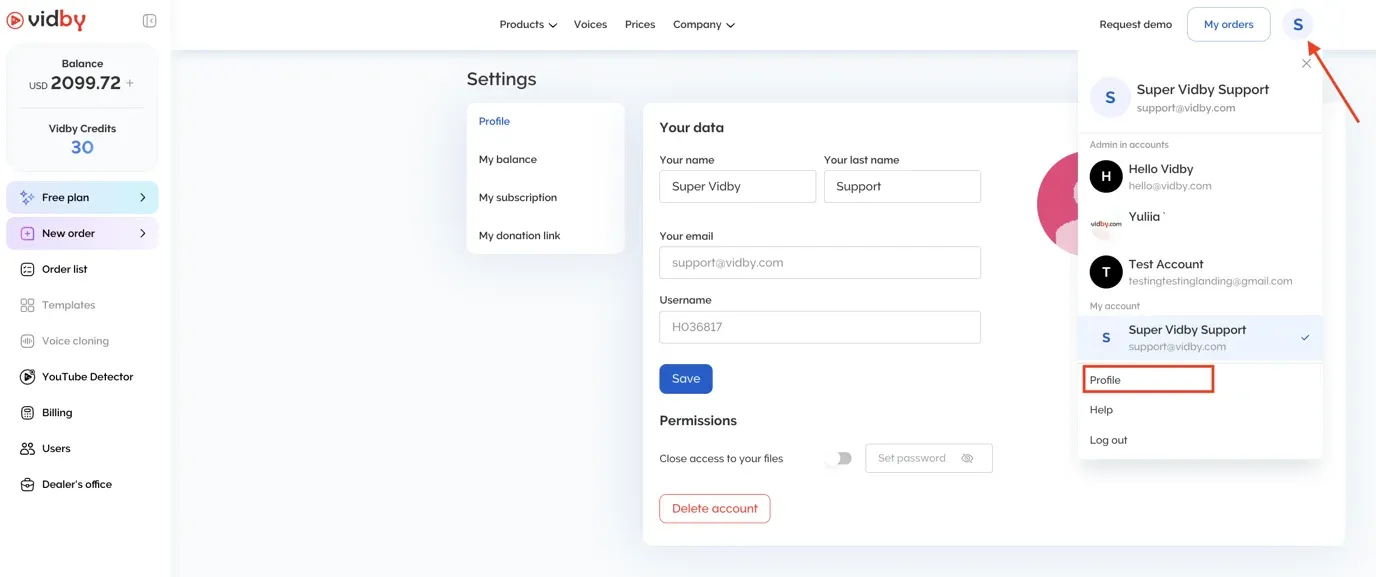 On this page you can also set the password to protect your files. Learn ...